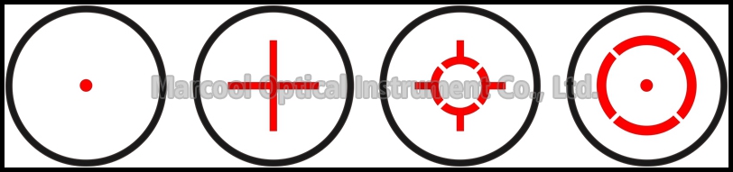 1x22x33 Red Dot in Red 4 reticle with Weaver-MARCOOL